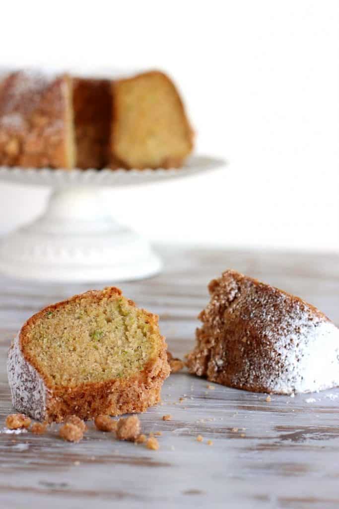 Zucchini Raisin Bundt Cake with Cinnamon Streusel | Vintage Kitchen Notes
