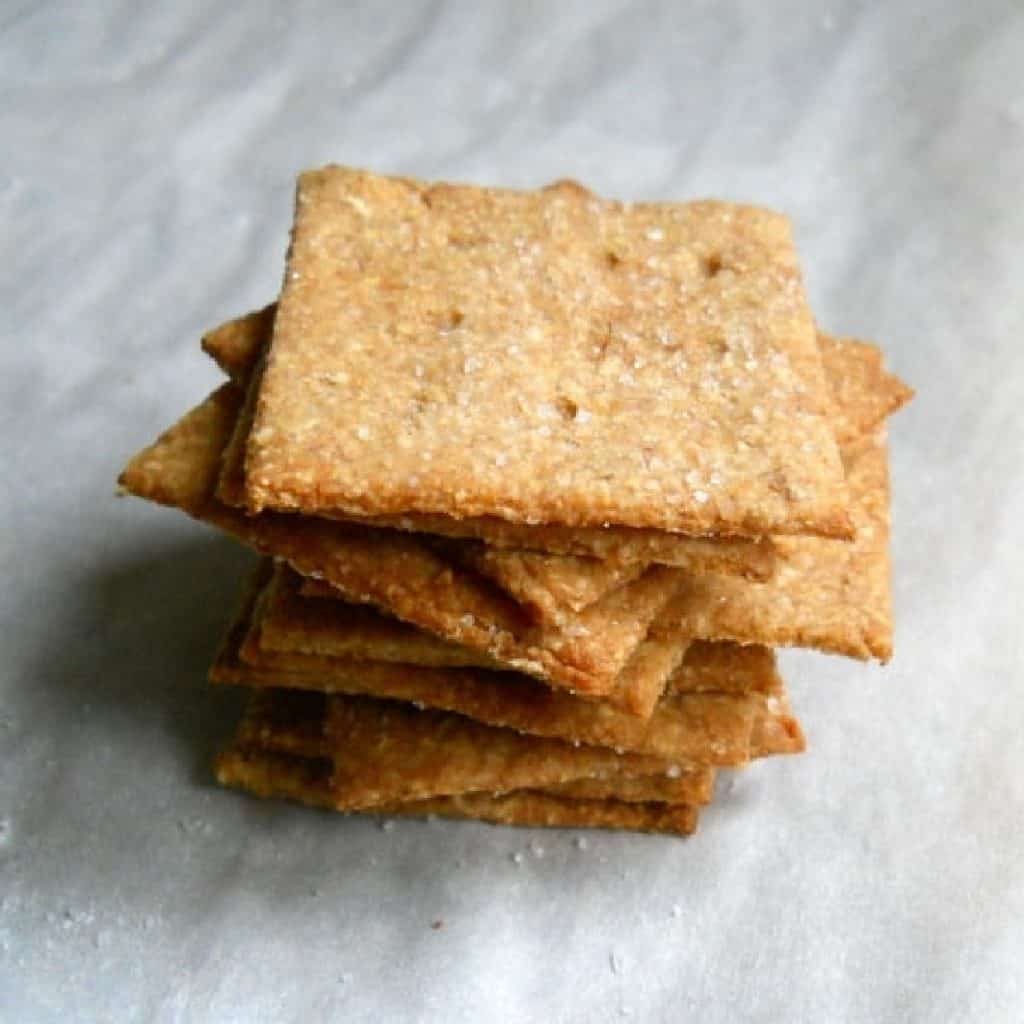 Homemade Wheat Thins Crackers - Vintage Kitchen Notes