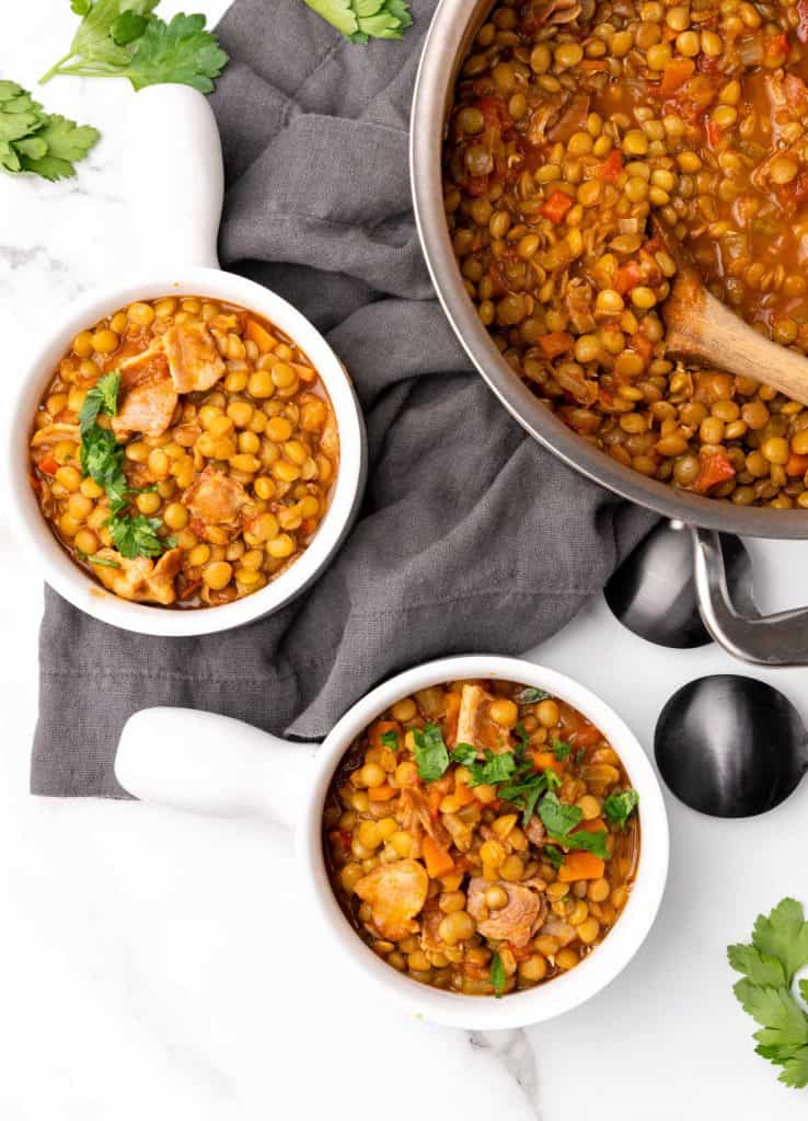 Lentil Stew (hearty and easy recipe) - Vintage Kitchen Notes