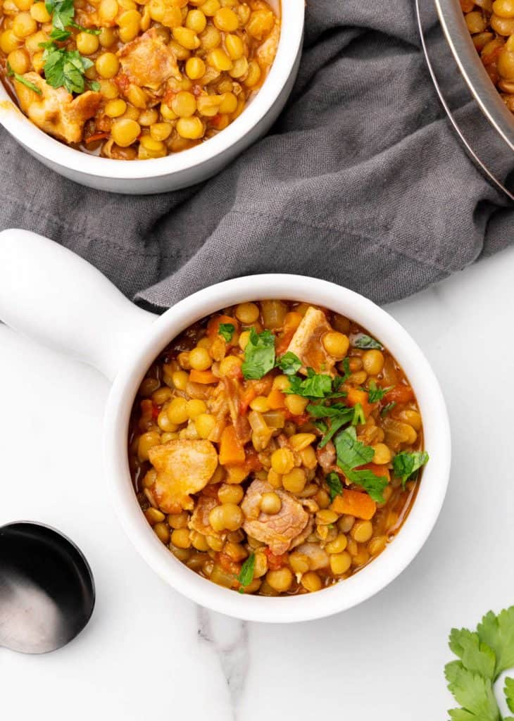 Lentil Stew (hearty and easy recipe) - Vintage Kitchen Notes