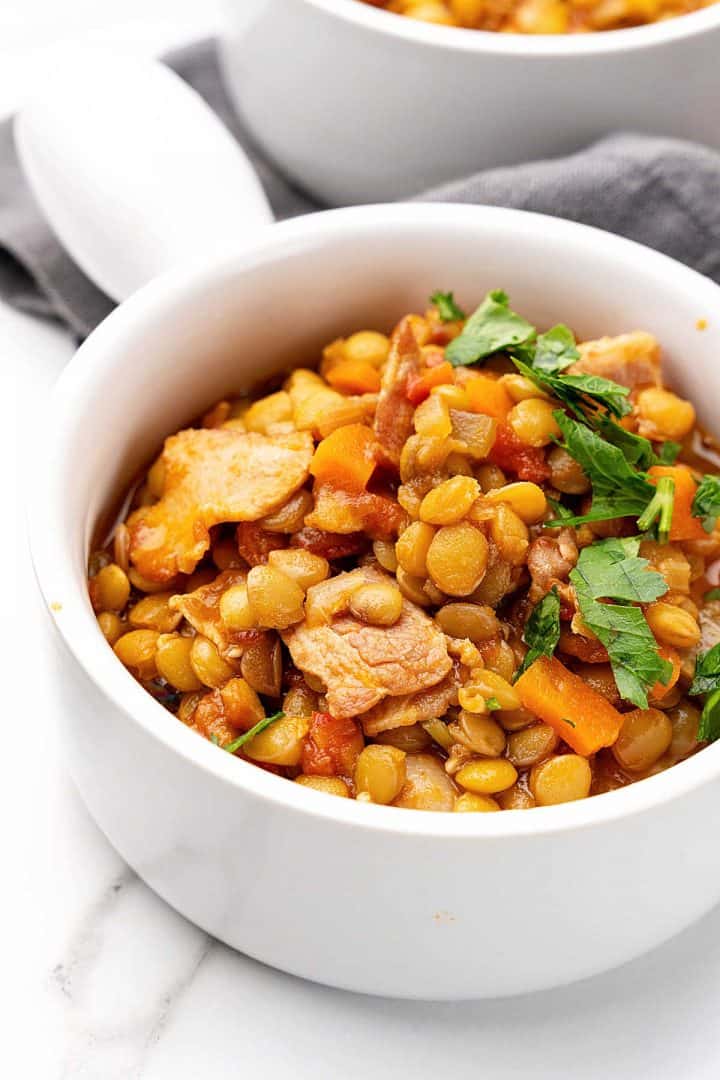 Lentil Stew (hearty and easy recipe) - Vintage Kitchen Notes