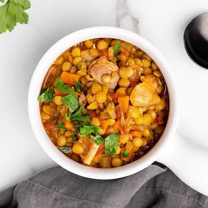 Lentil Stew (hearty and easy recipe) - Vintage Kitchen Notes