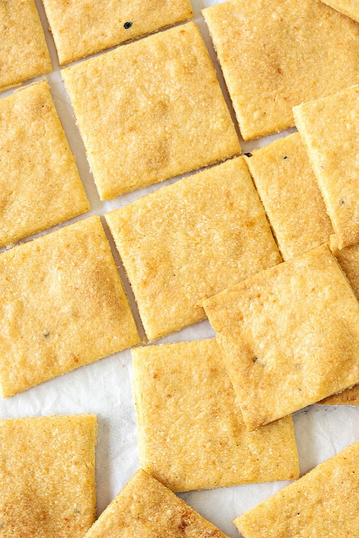 Homemade Cheese Crackers - Vintage Kitchen Notes