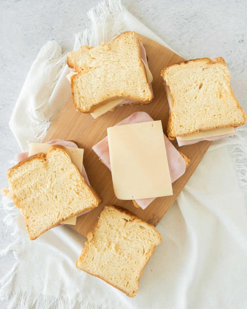 Ham and Cheese French Toast Sandwich - Vintage Kitchen Notes