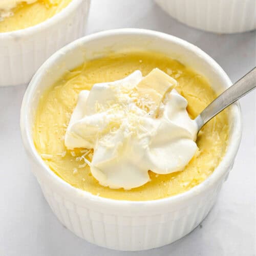 White Chocolate Custards (old-fashioned recipe) - Vintage Kitchen Notes