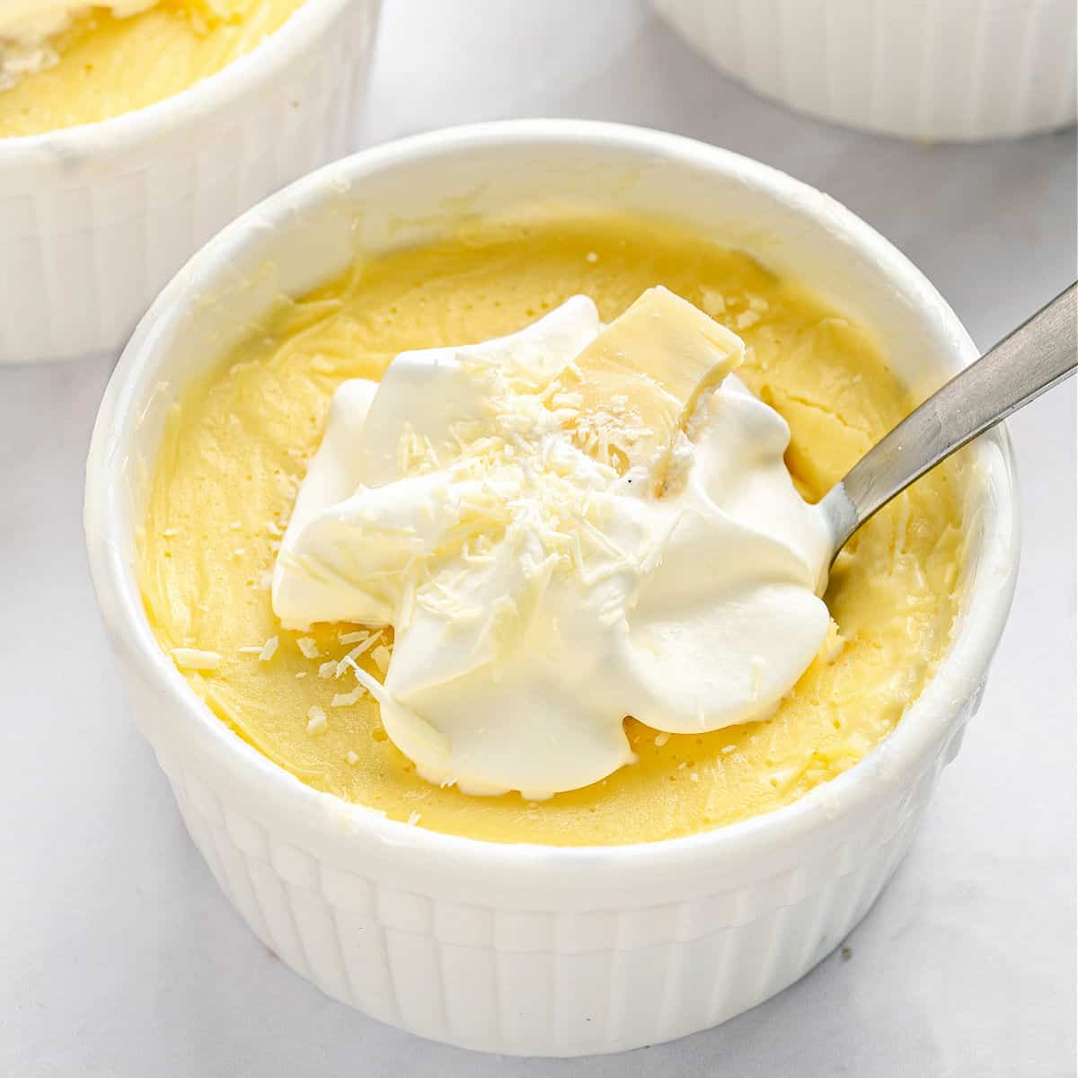 White Chocolate Custards (old-fashioned recipe) - Vintage Kitchen Notes