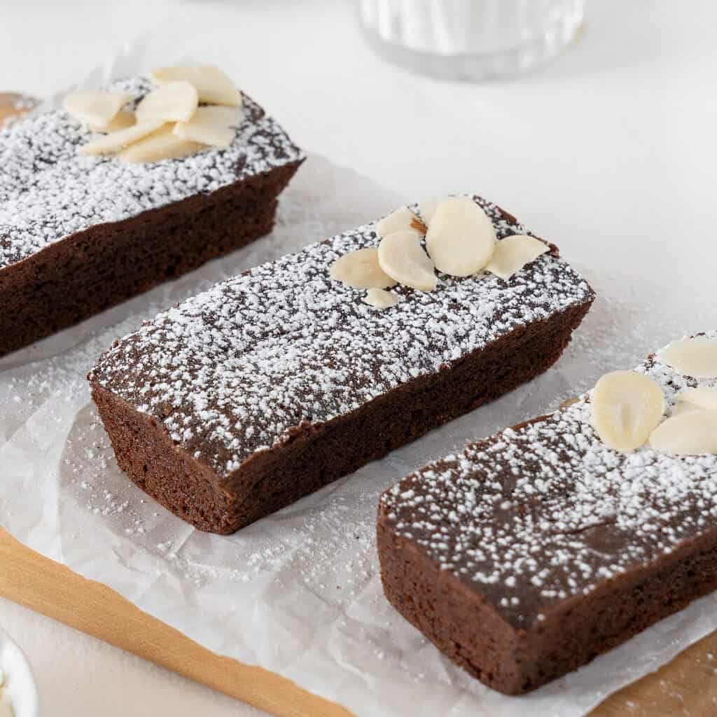 Chocolate Financiers (fudgy almond cakes) - Vintage Kitchen Notes