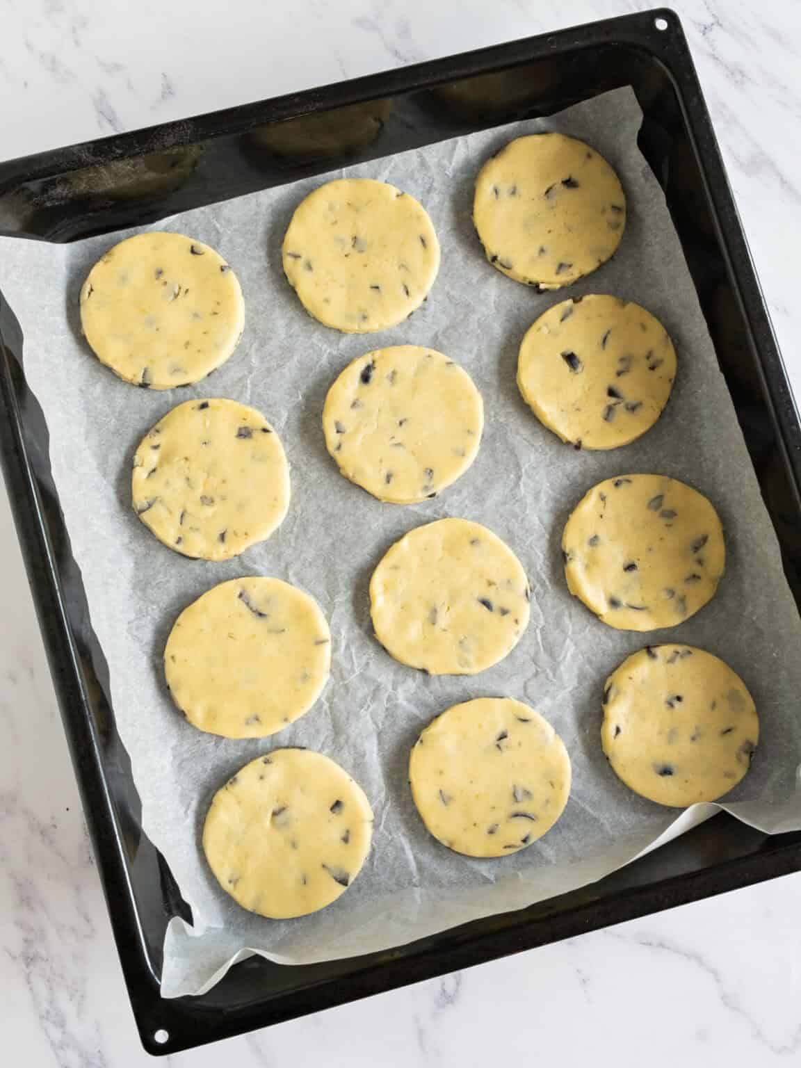 Olive Shortbread Cookies (sweet and salty) - Vintage Kitchen Notes