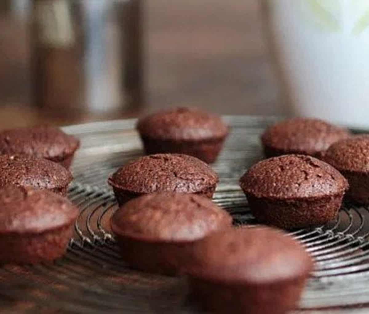 Chocolate Financiers - Vintage Kitchen Notes