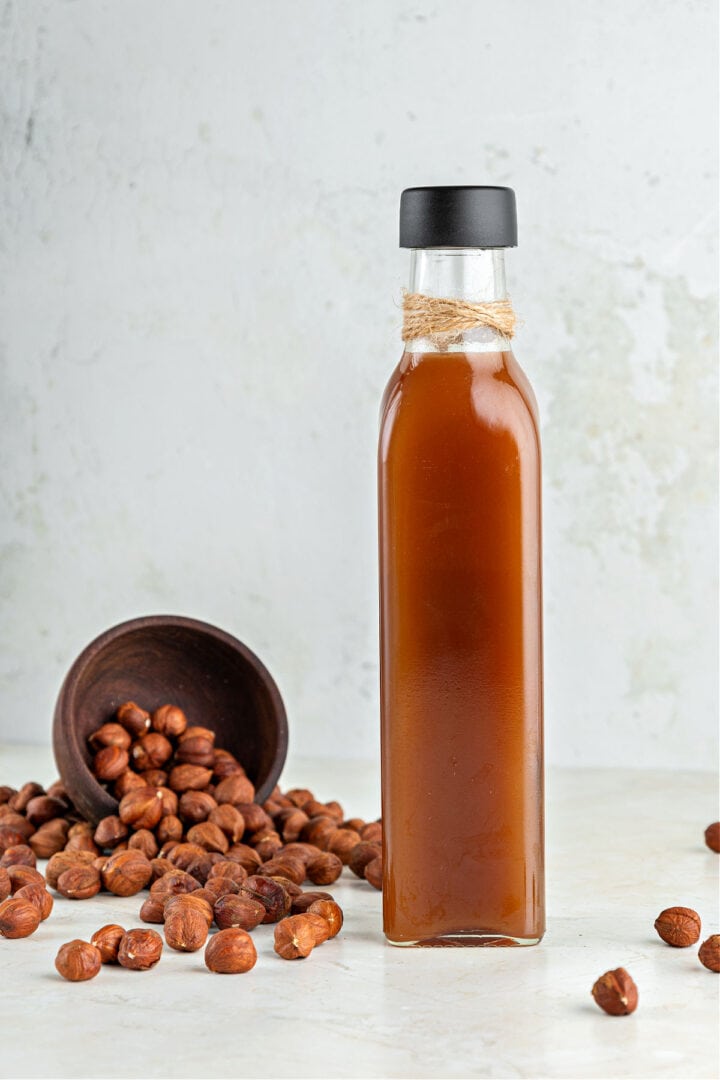 Homemade Hazelnut Liqueur - Vintage Kitchen Notes