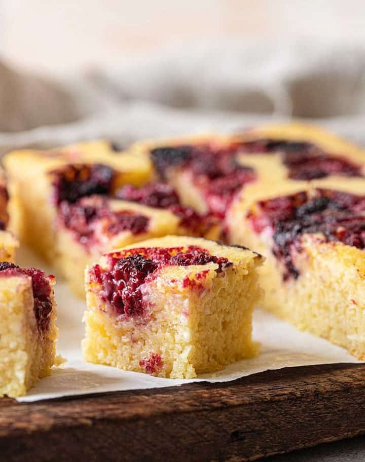 Ricotta Cake with Berries - Vintage Kitchen Notes