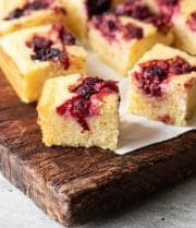 Ricotta Cake with Berries - Vintage Kitchen Notes