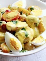 Peruvian Potato Salad (Papas a la Huancaina) - Vintage Kitchen Notes