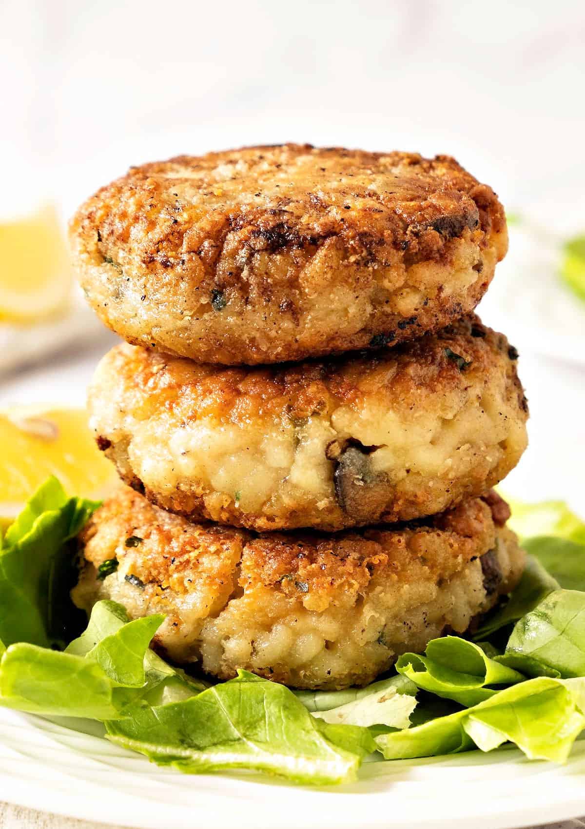 Quick Risotto Cakes (any flavor) - Vintage Kitchen Notes