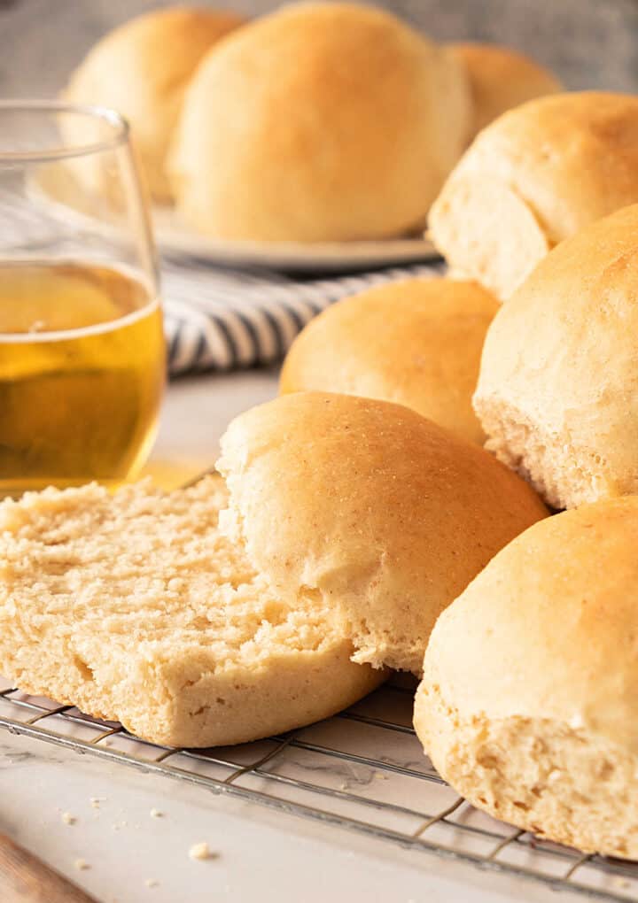 Yeasted Beer Rolls (for dinner and sandwiches) - Vintage Kitchen Notes