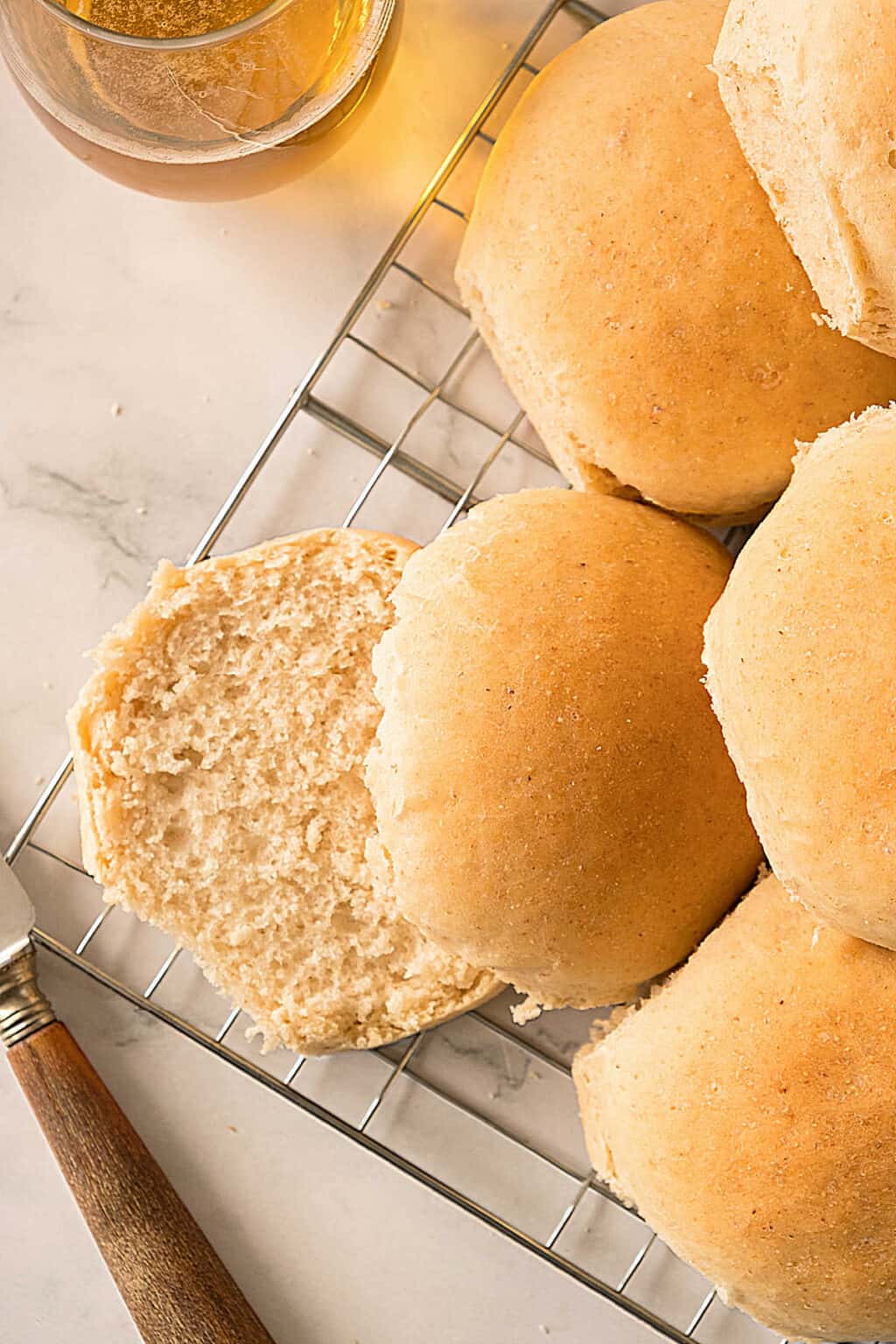 Yeasted Beer Rolls (for dinner and sandwiches) - Vintage Kitchen Notes