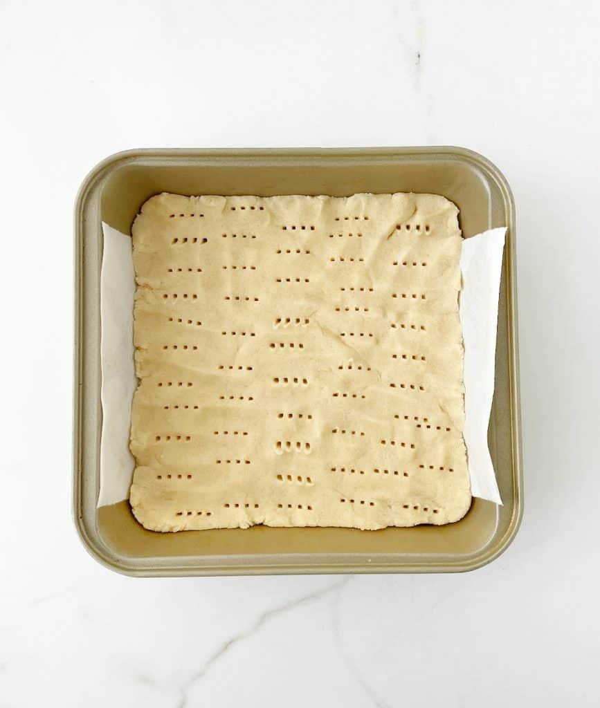 Shortbread Crust (for bars & squares) - Vintage Kitchen Notes