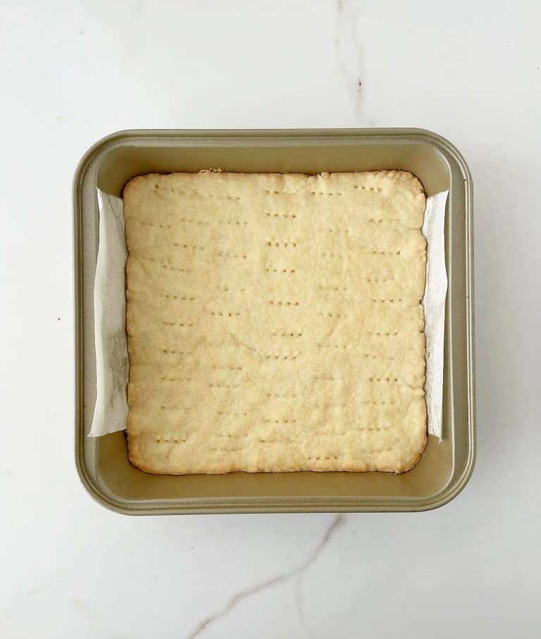 Shortbread Crust (for bars & squares) - Vintage Kitchen Notes
