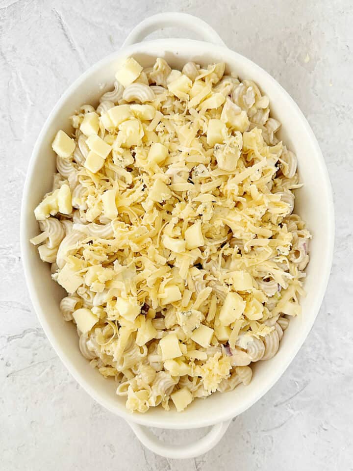 Blue Cheese Mac and Cheese (quick and easy) - Vintage Kitchen Notes