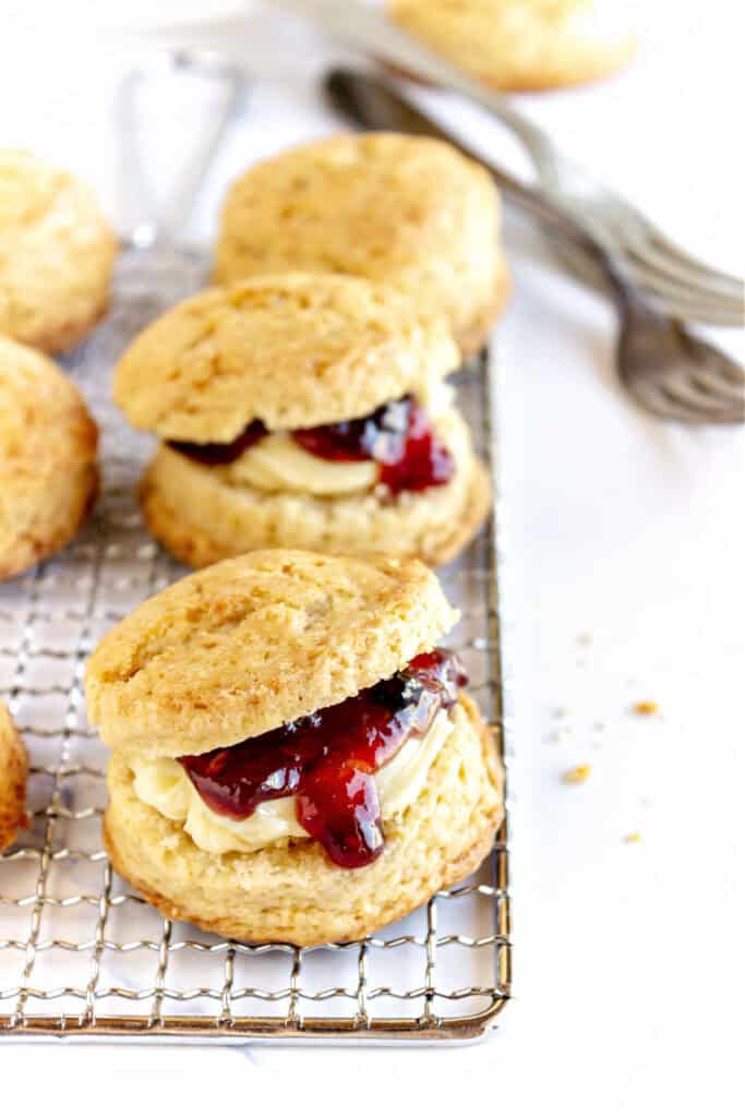 Basic Mini Cream Scones (with tips) - Vintage Kitchen Notes