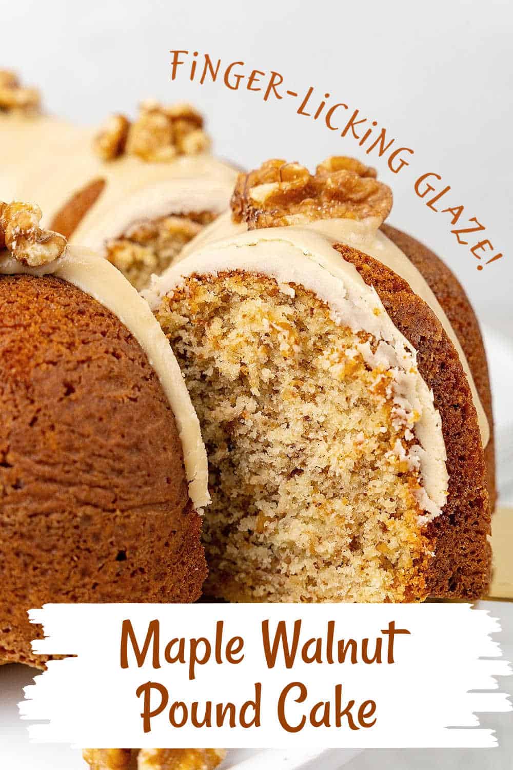 Maple Walnut Cake (with maple glaze) - Vintage Kitchen Notes