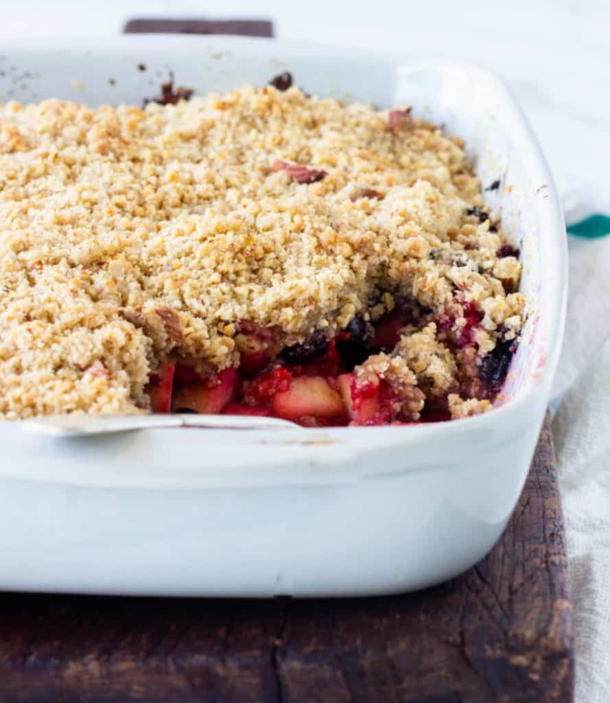 Apple Berry Crumble - Vintage Kitchen Notes