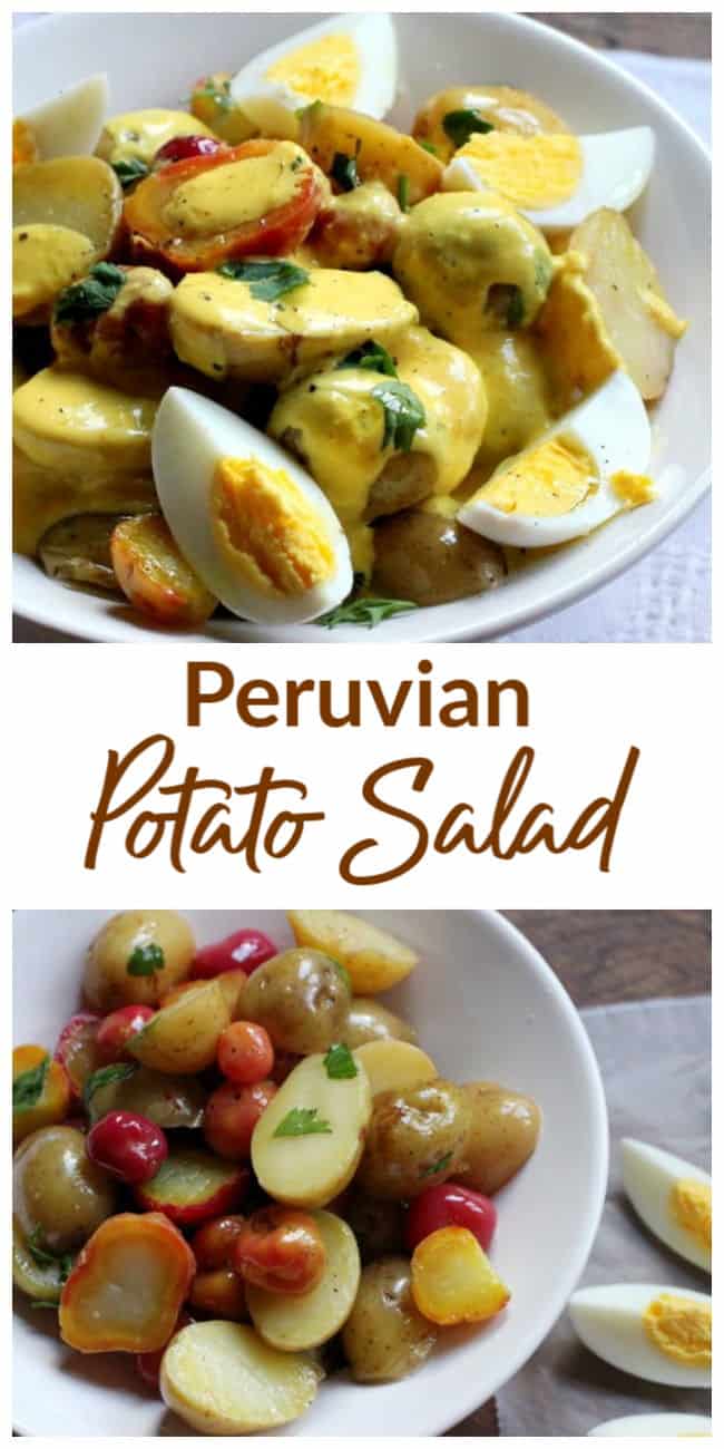 Peruvian Potato Salad (Papas a la Huancaina) - Vintage Kitchen Notes