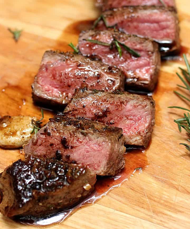 The best Rosemary Garlic Steak - Vintage Kitchen Notes