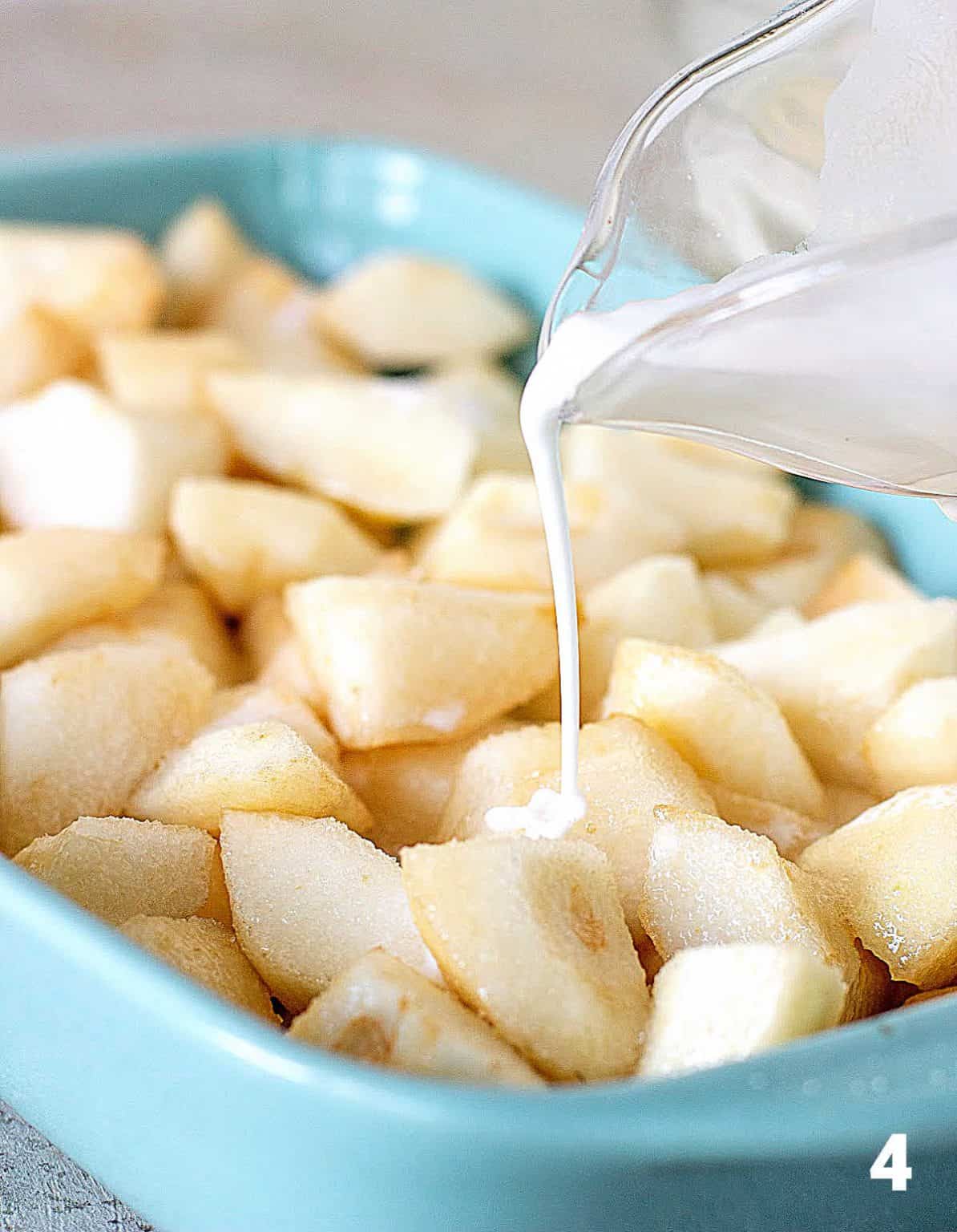 Fresh Pear Cobbler (spiced, easy recipe) - Vintage Kitchen Notes