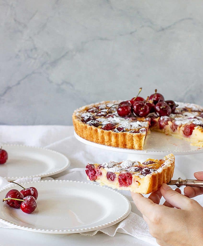 Cherry Tart (no-chill crust) - Vintage Kitchen Notes