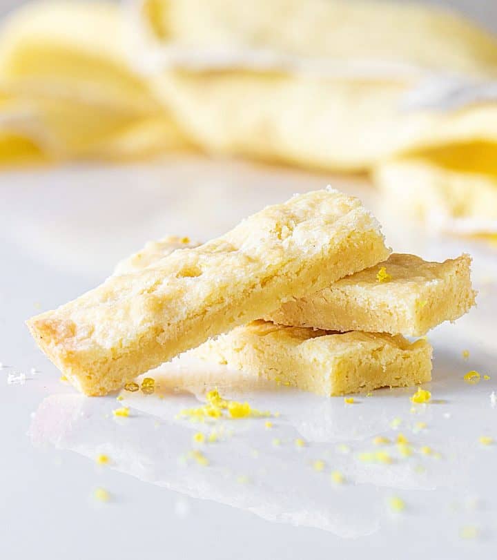 Lemon Shortbread (easy recipe) - Vintage Kitchen Notes
