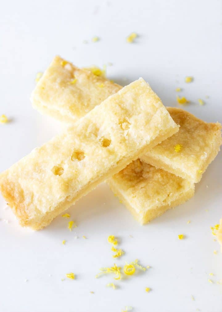 Lemon Shortbread (easy recipe) - Vintage Kitchen Notes