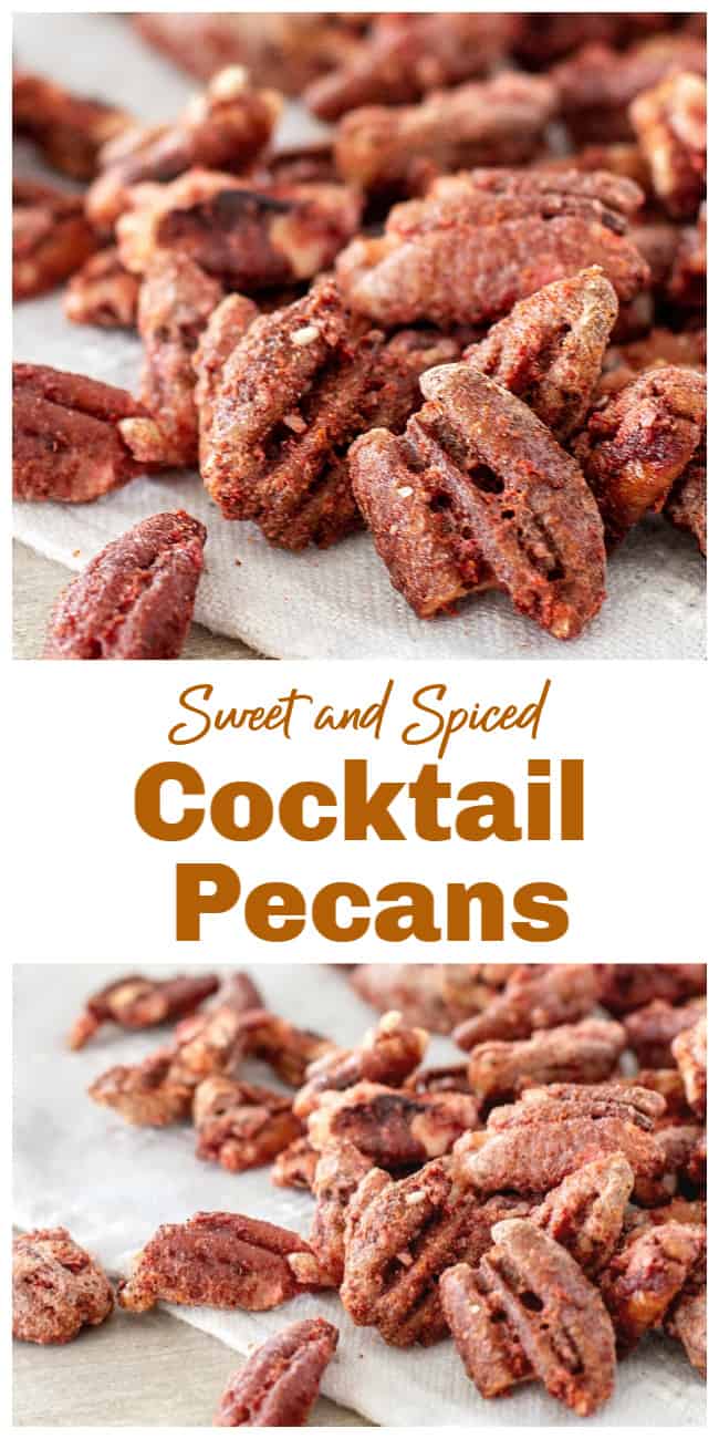 Easy Cocktail Nuts (sweet & spicy) - Vintage Kitchen Notes