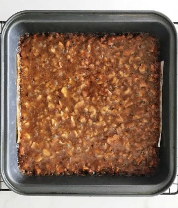 Walnut Squares (with shortbread crust) - Vintage Kitchen Notes