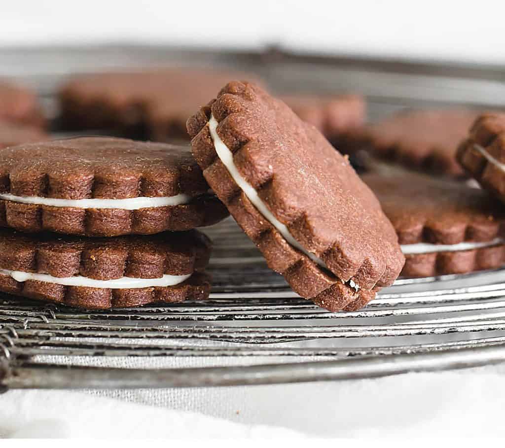 Chocolate Sandwich Cookies - Vintage Kitchen Notes