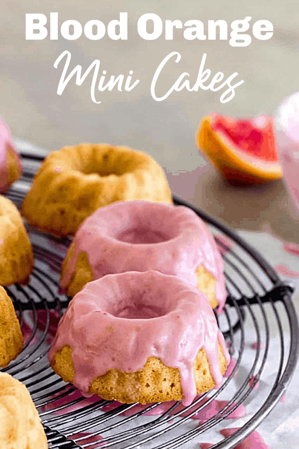 Glazed Mini Orange Cakes - Vintage Kitchen Notes