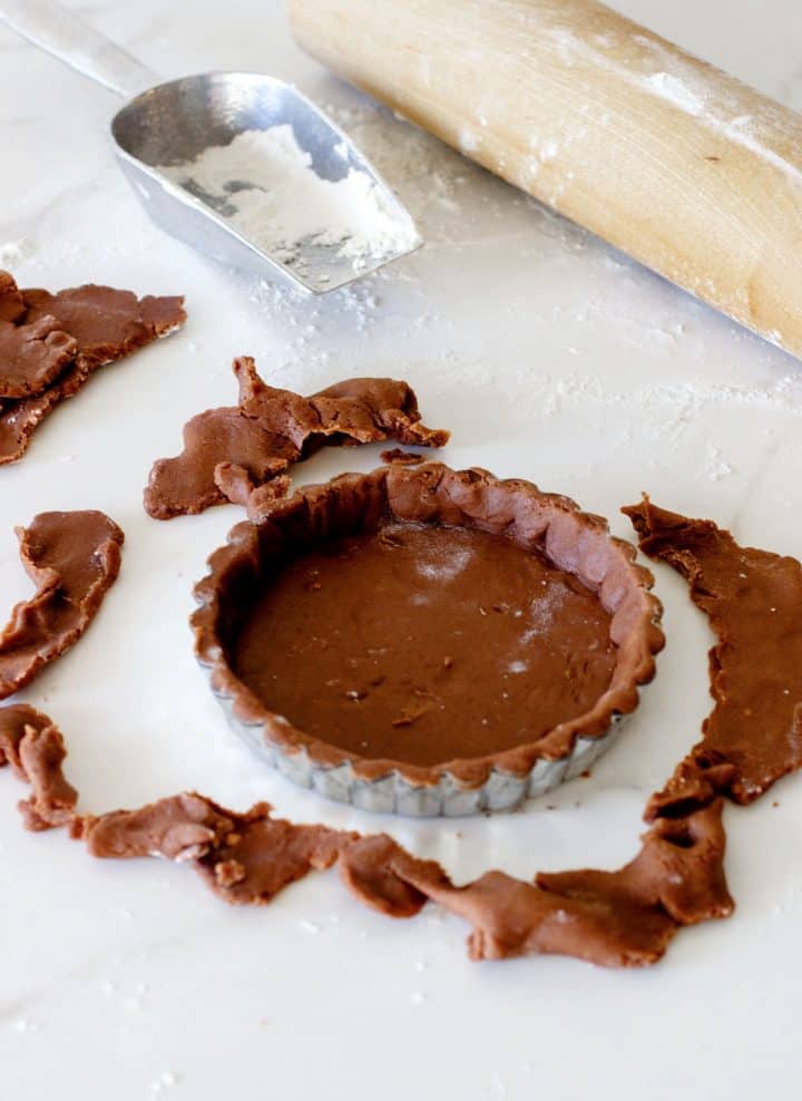 Chocolate Tart Crust - Vintage Kitchen Notes