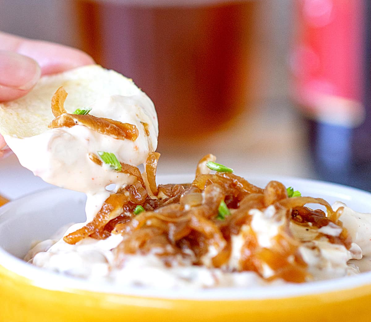 Caramelized French Onion Dip | Vintage Kitchen