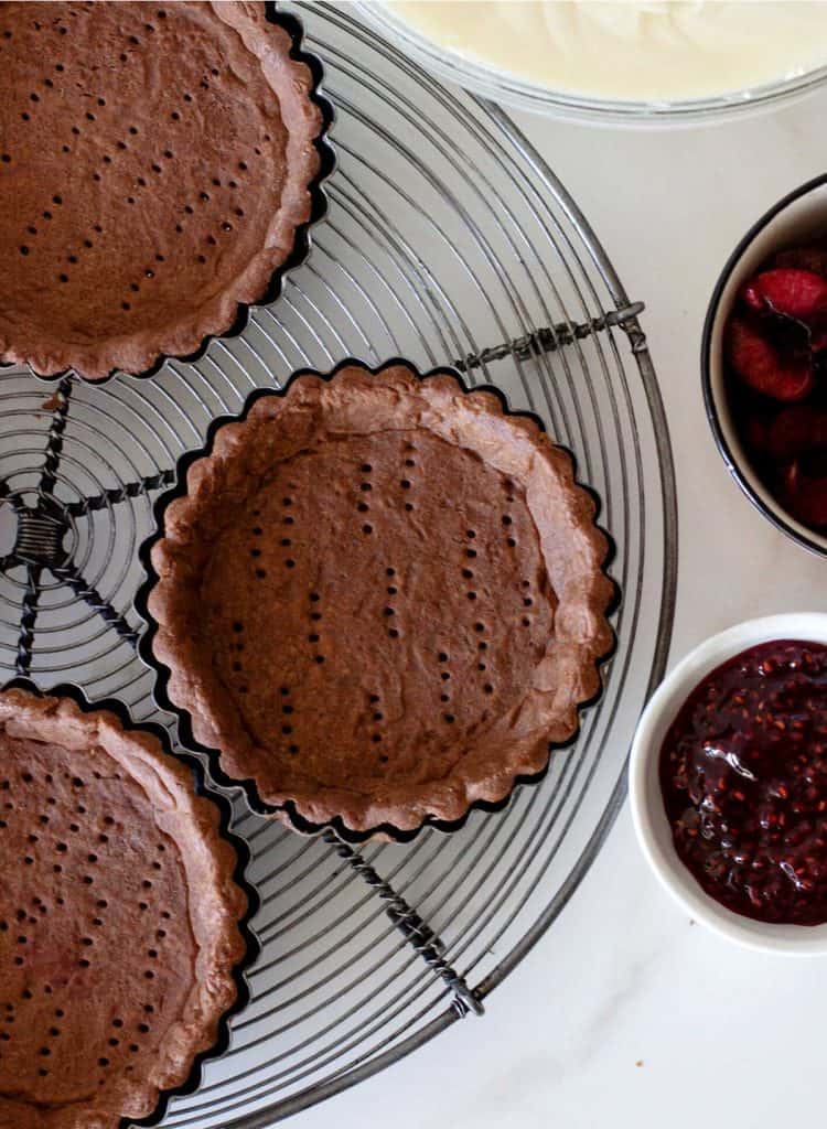 Chocolate Tart Crust - Vintage Kitchen Notes