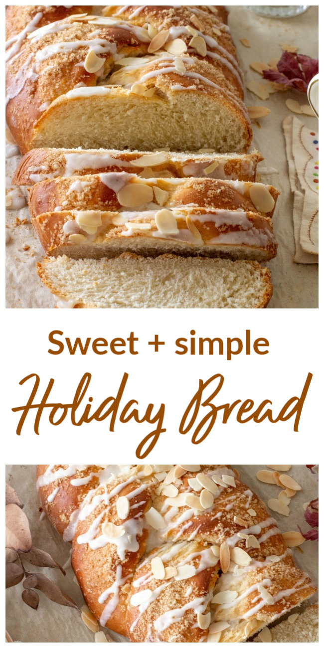 Easter Bread (glazed almond braid) - Vintage Kitchen Notes