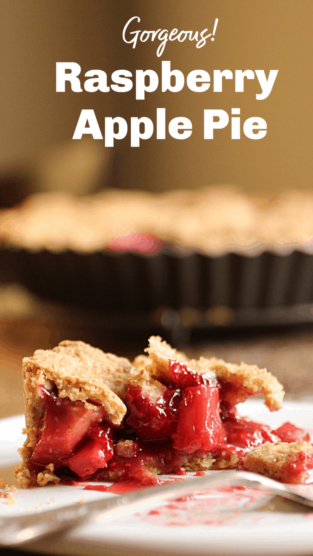 Raspberry Apple Pie - Vintage Kitchen Notes