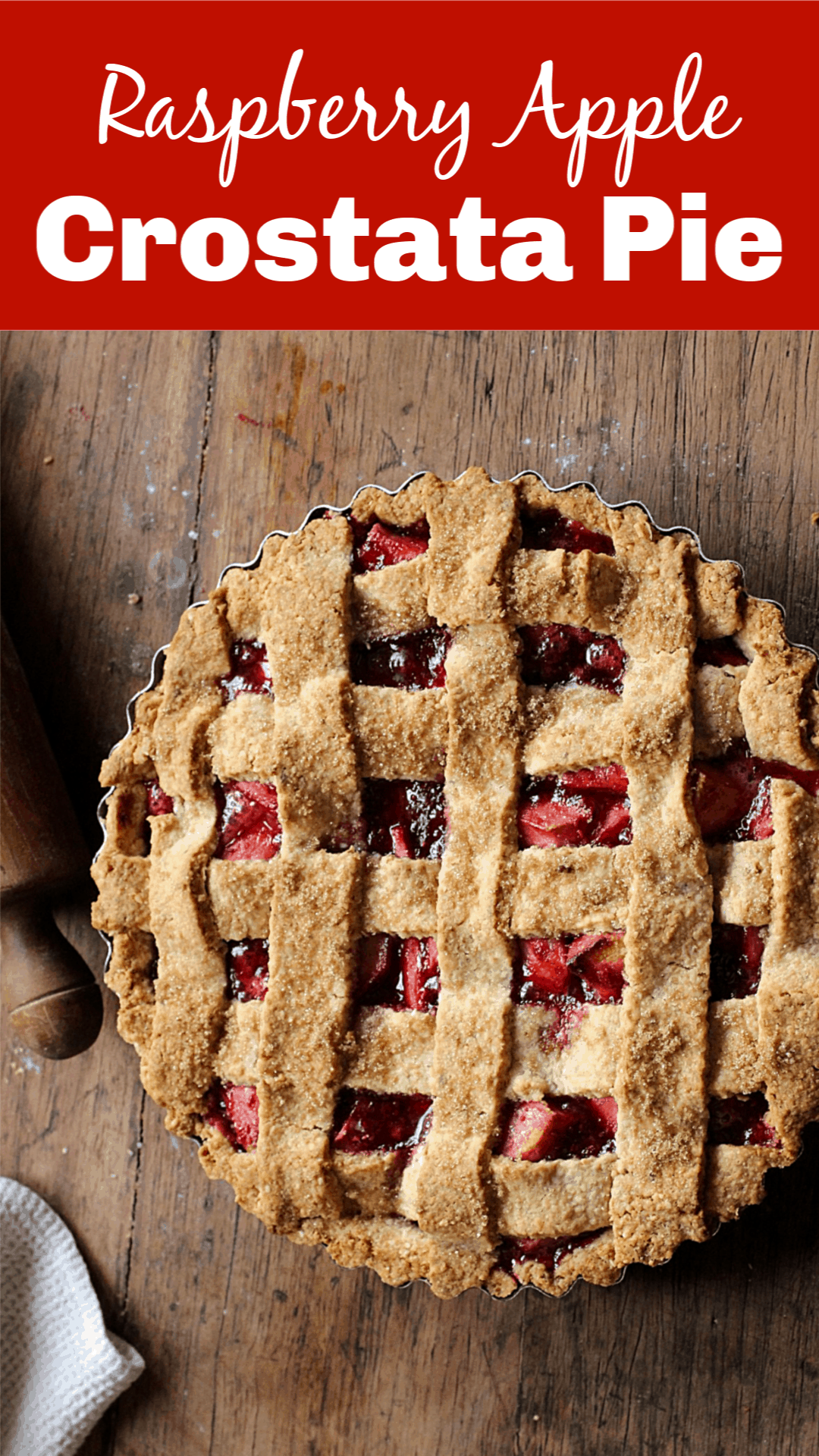Raspberry Apple Pie - Vintage Kitchen Notes