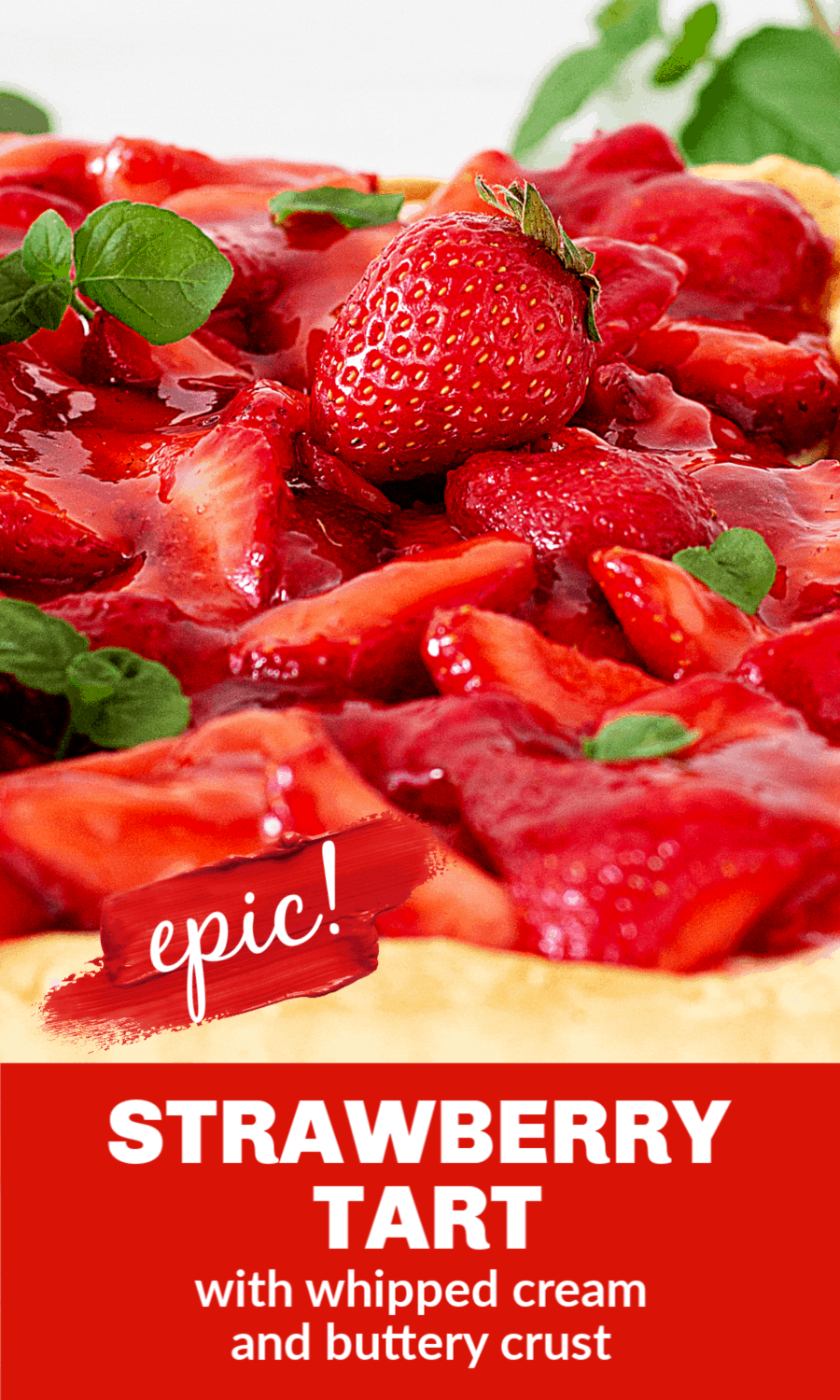 Strawberry Tart - Vintage Kitchen Notes