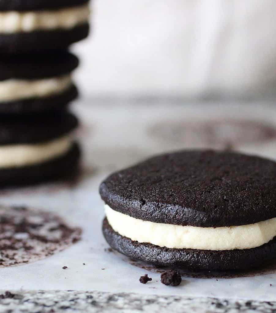 Homemade Oreo Cookies - Vintage Kitchen Notes