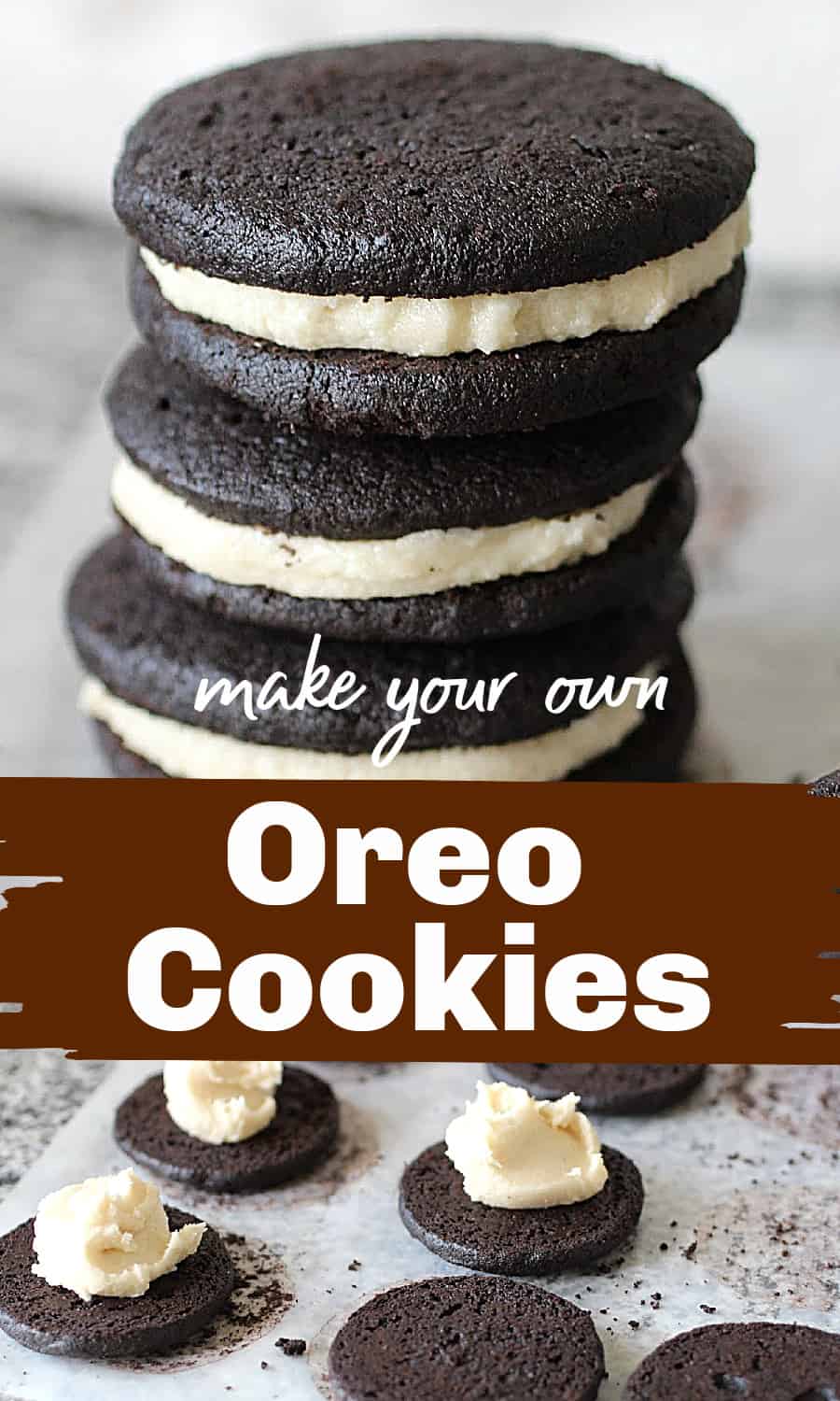 Homemade Oreo Cookies - Vintage Kitchen Notes