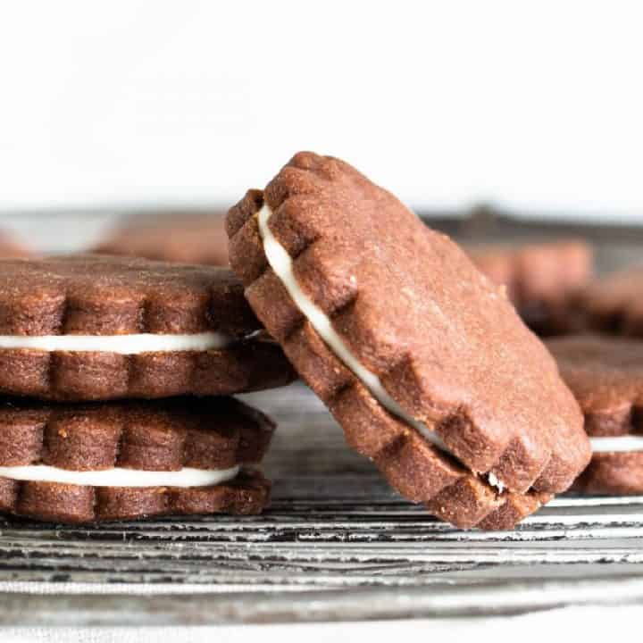 Chocolate Sandwich Cookies - Vintage Kitchen Notes
