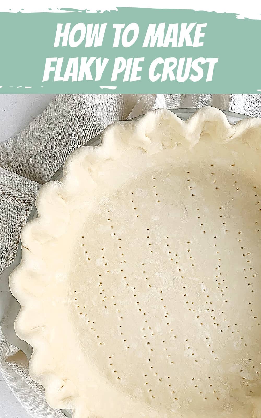 Flaky Pie Crust (with butter & shortening) - Vintage Kitchen Notes