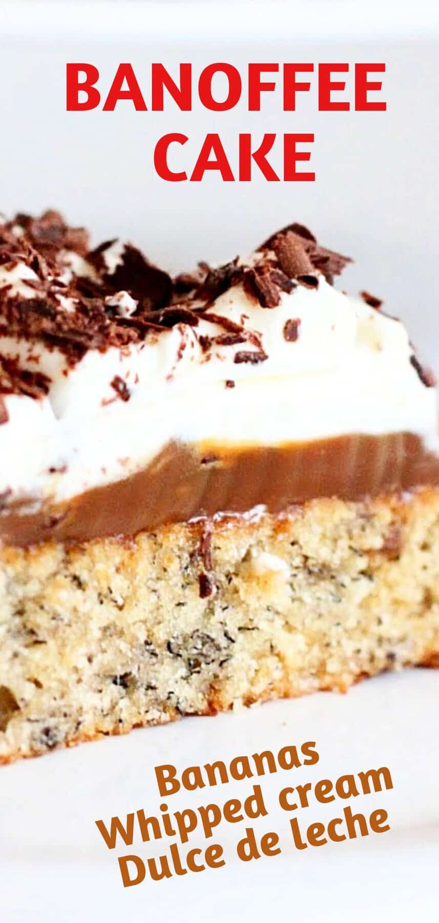 Banoffee Cake (easy and scrumptious!) - Vintage Kitchen Notes
