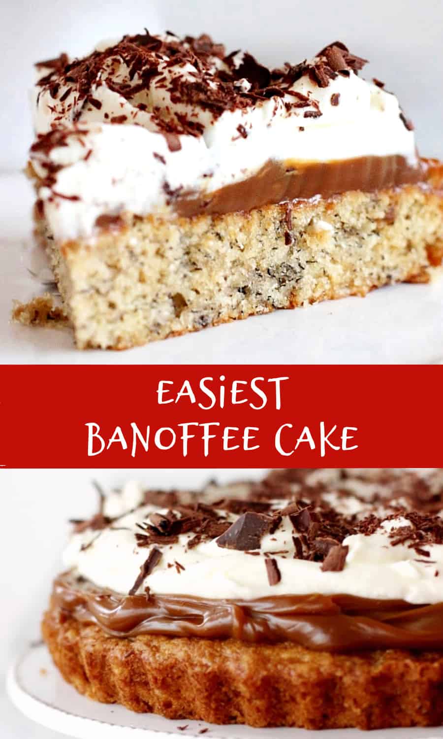 Banoffee Cake (easy recipe) - Vintage Kitchen Notes