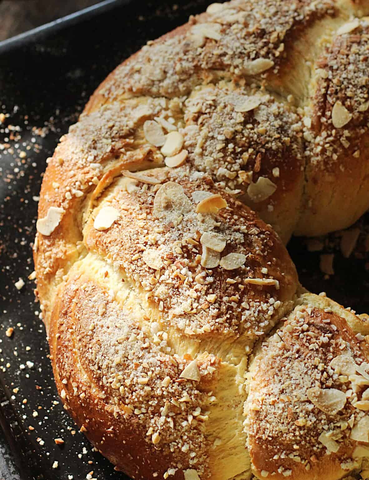 Holiday Almond Bread - Vintage Kitchen Notes